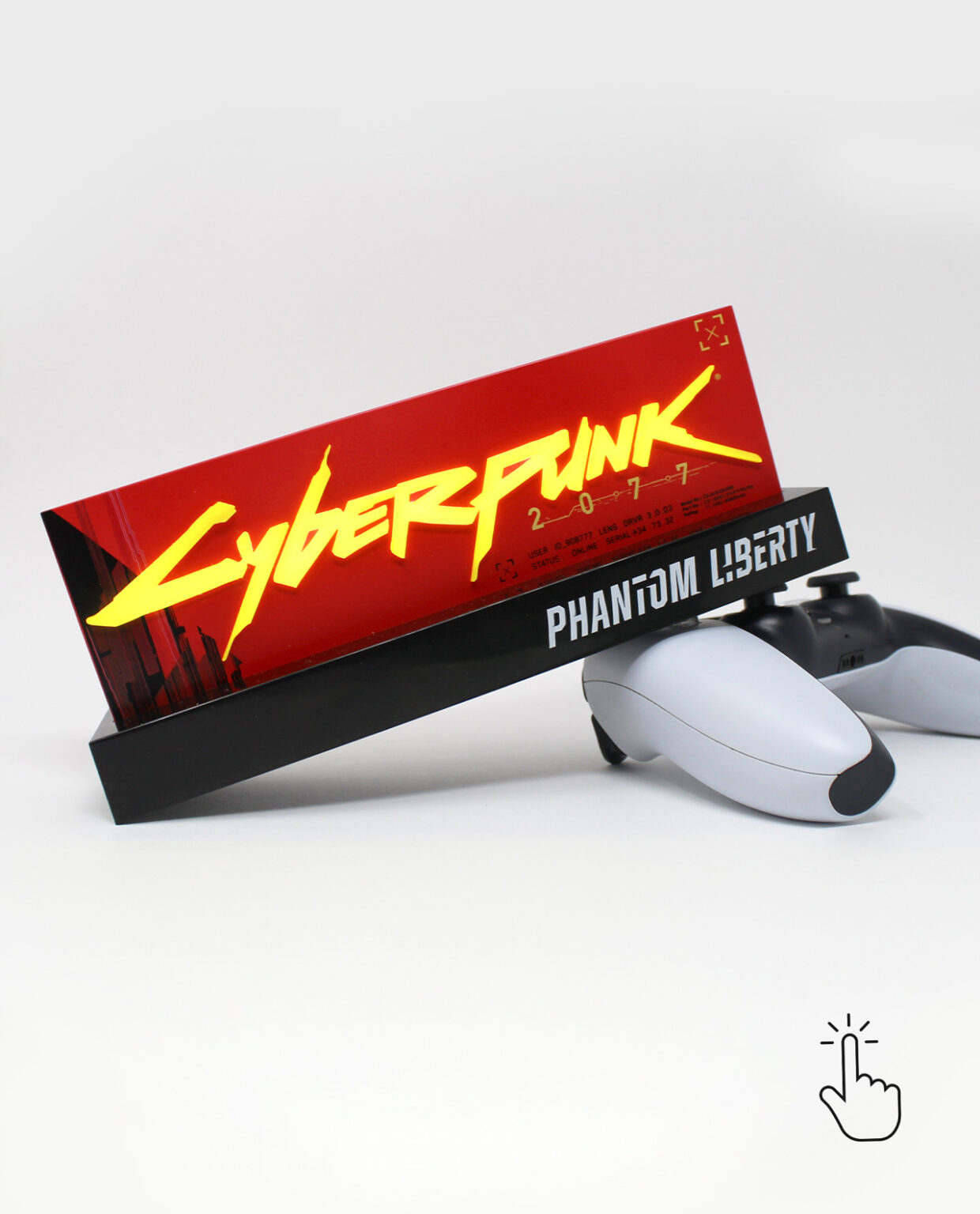 Cyberpunk 2077 Phantom Liberty - Logo light - Neamedia Icons